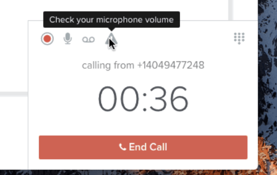 Call Status, Alerts, and Ratings