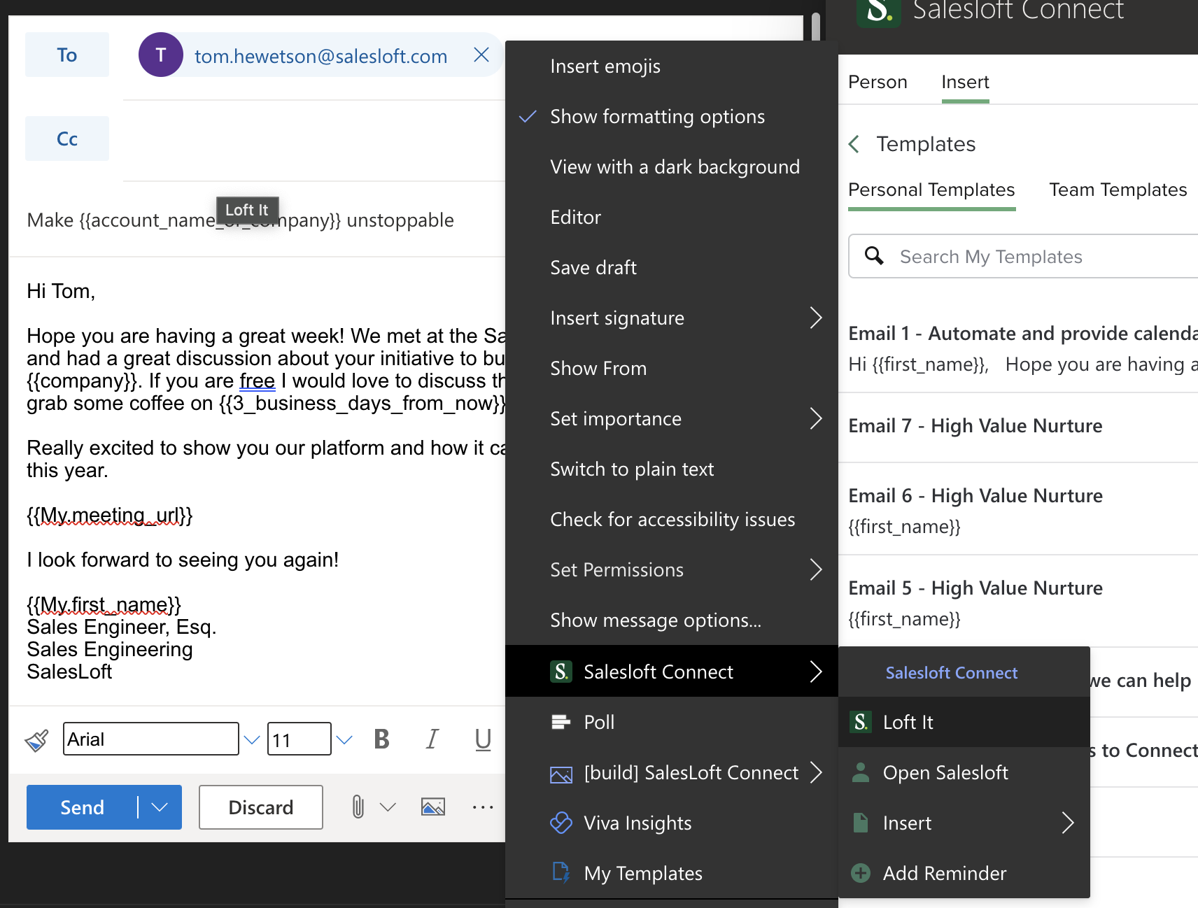 Send Emails from Outlook - Office 365