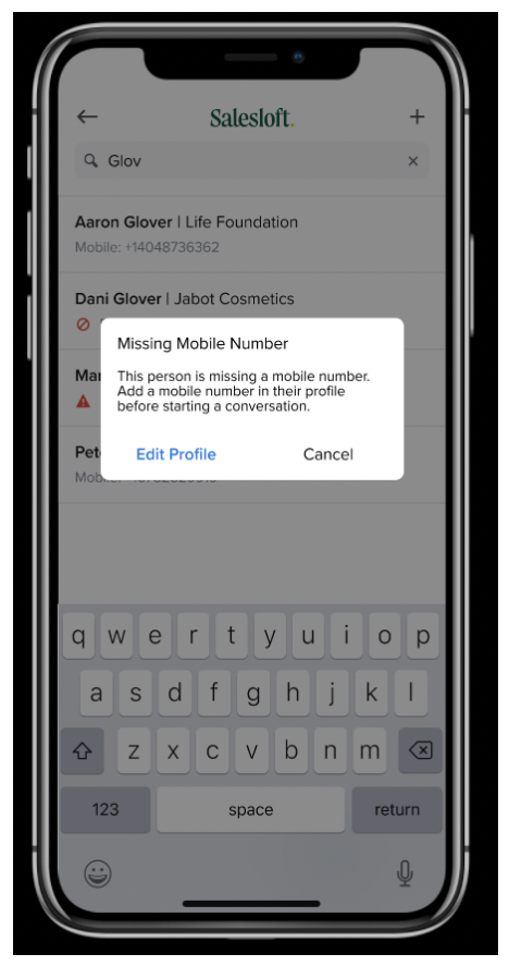 Messaging from Mobile