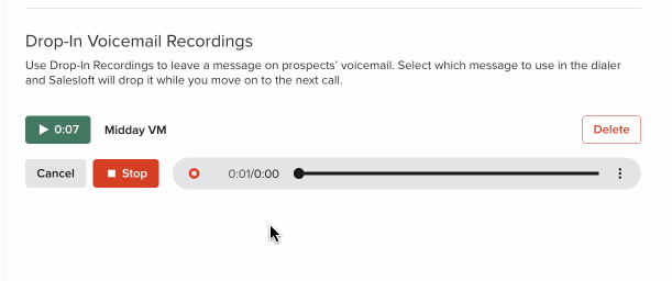 Voicemail Recordings