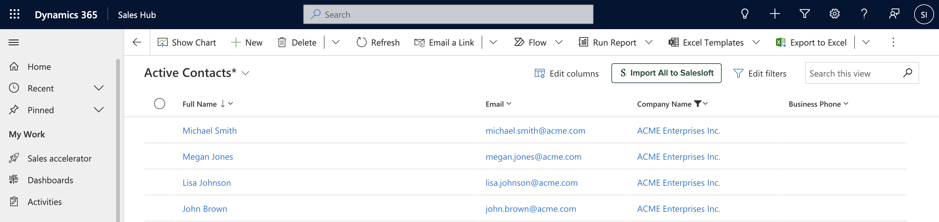 Salesloft Connect for Dynamics