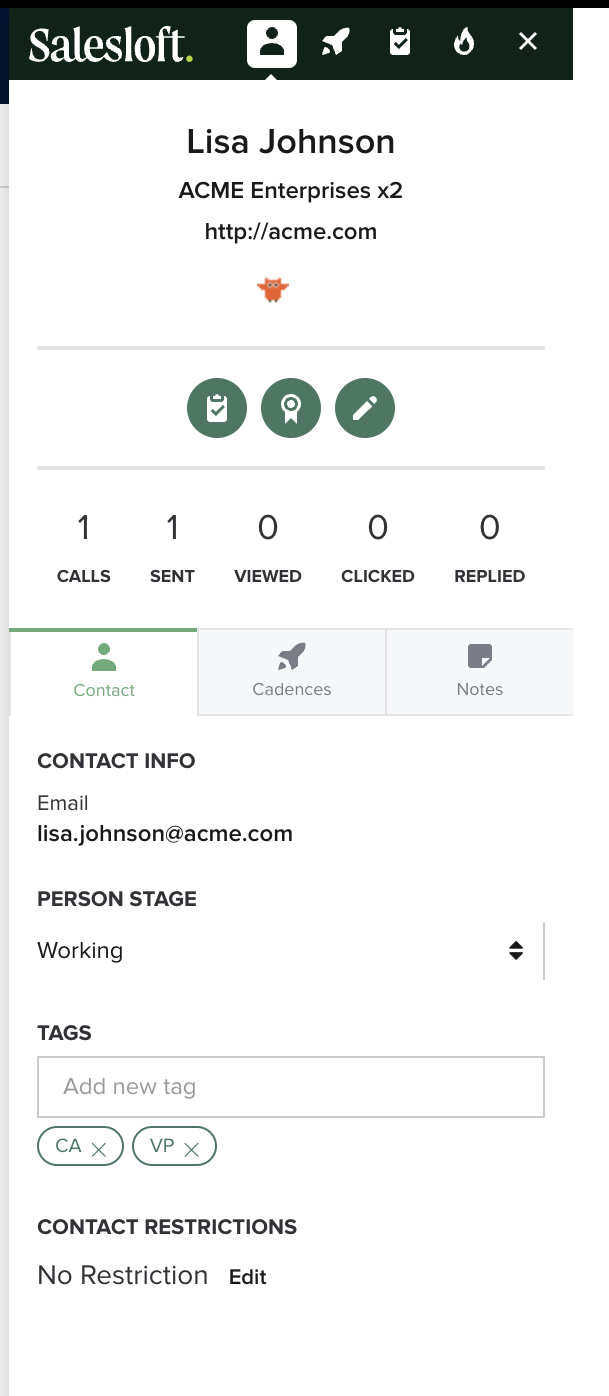 Salesloft Connect for Dynamics