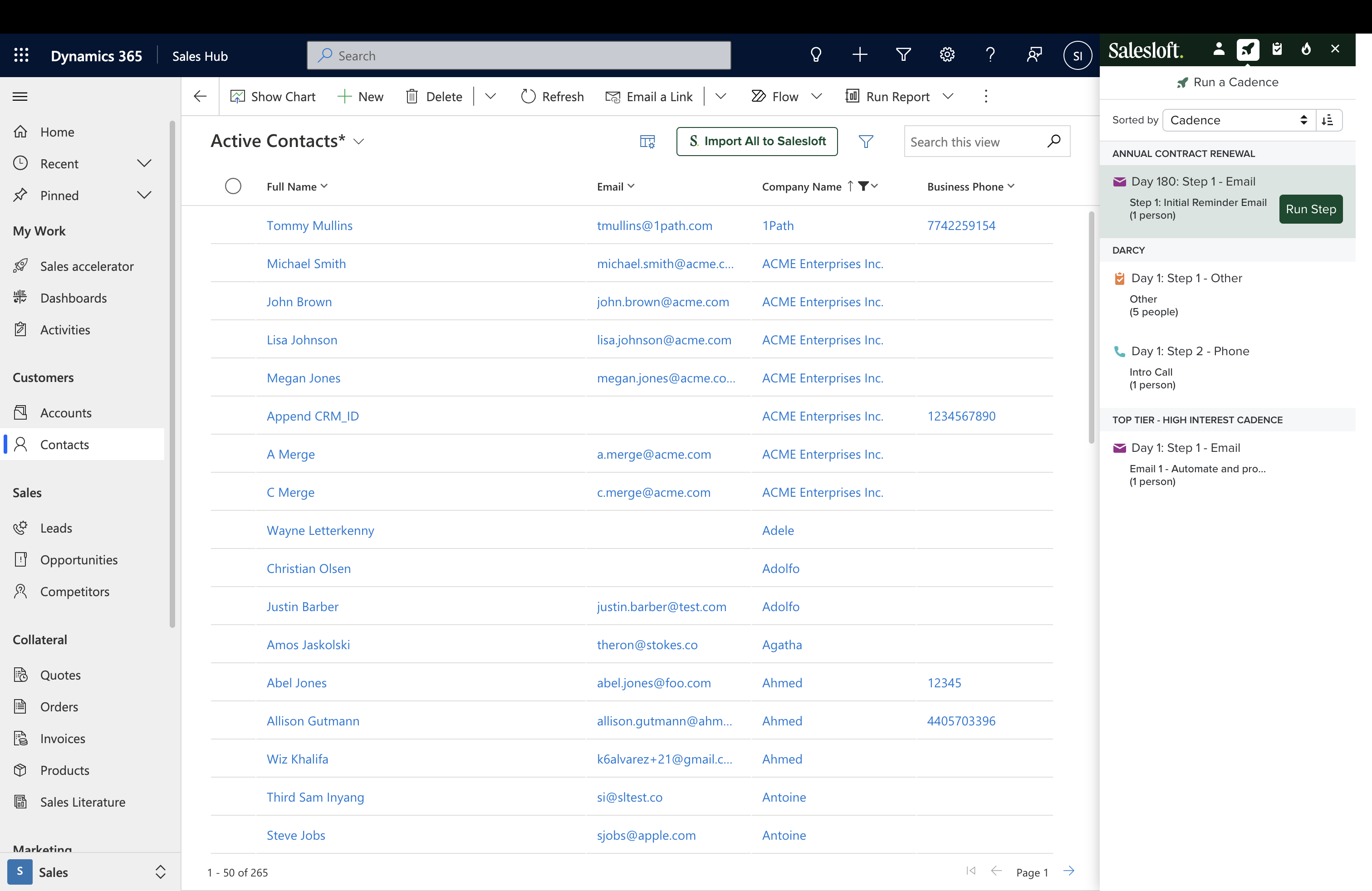 Salesloft Connect for Dynamics