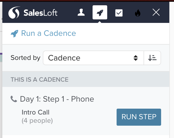 Cadence in Salesforce
