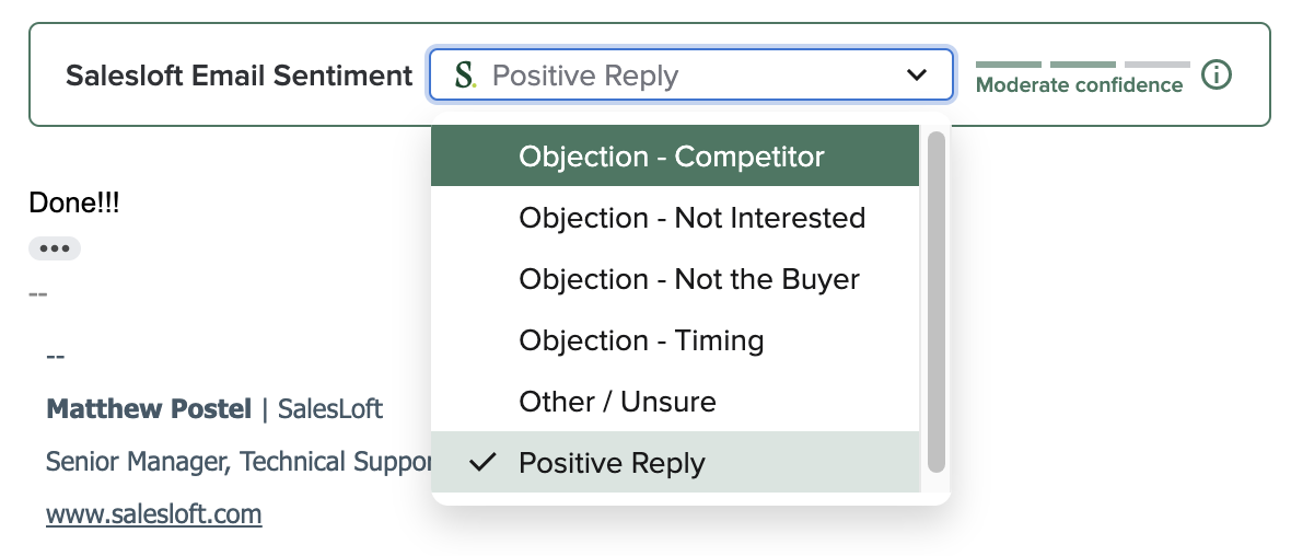 Email Sentiments Overview