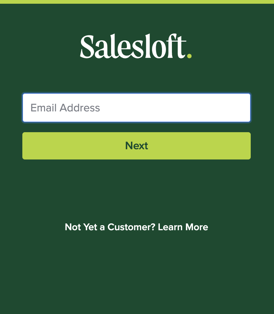 Accept Your 'Welcome to Salesloft' Email Invitation