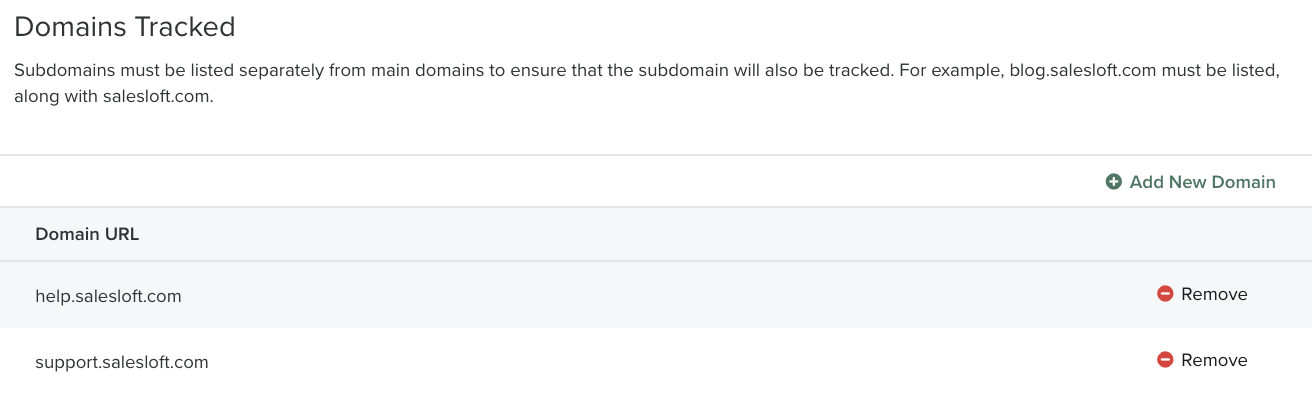 Enable Live Website Tracking