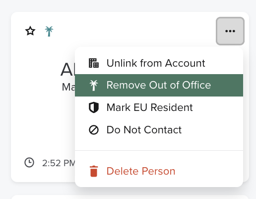 Out Of Office (OOO) Detection