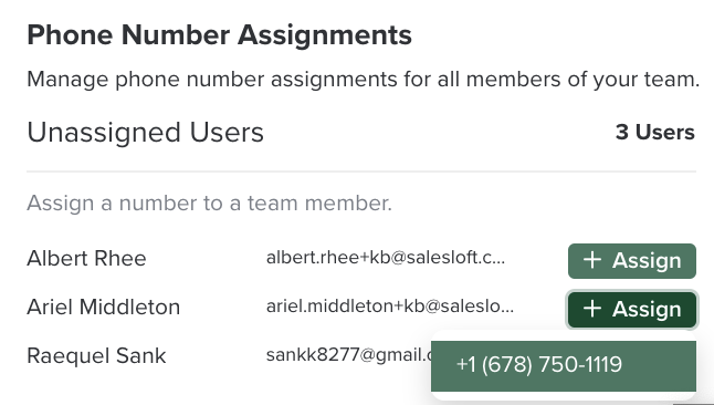 Manage Team Dialer Settings