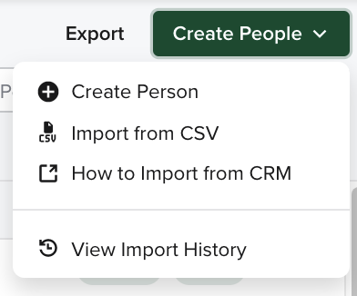 People Page Overview