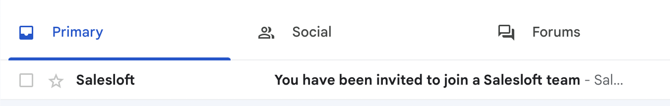 Accept Your 'Welcome to Salesloft' Email Invitation