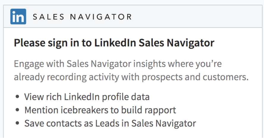 LinkedIn Sales Navigator