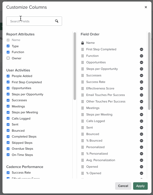 Create Custom Reports