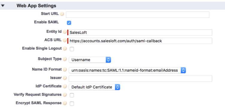 Single Sign-On: Salesforce IDP Instructions