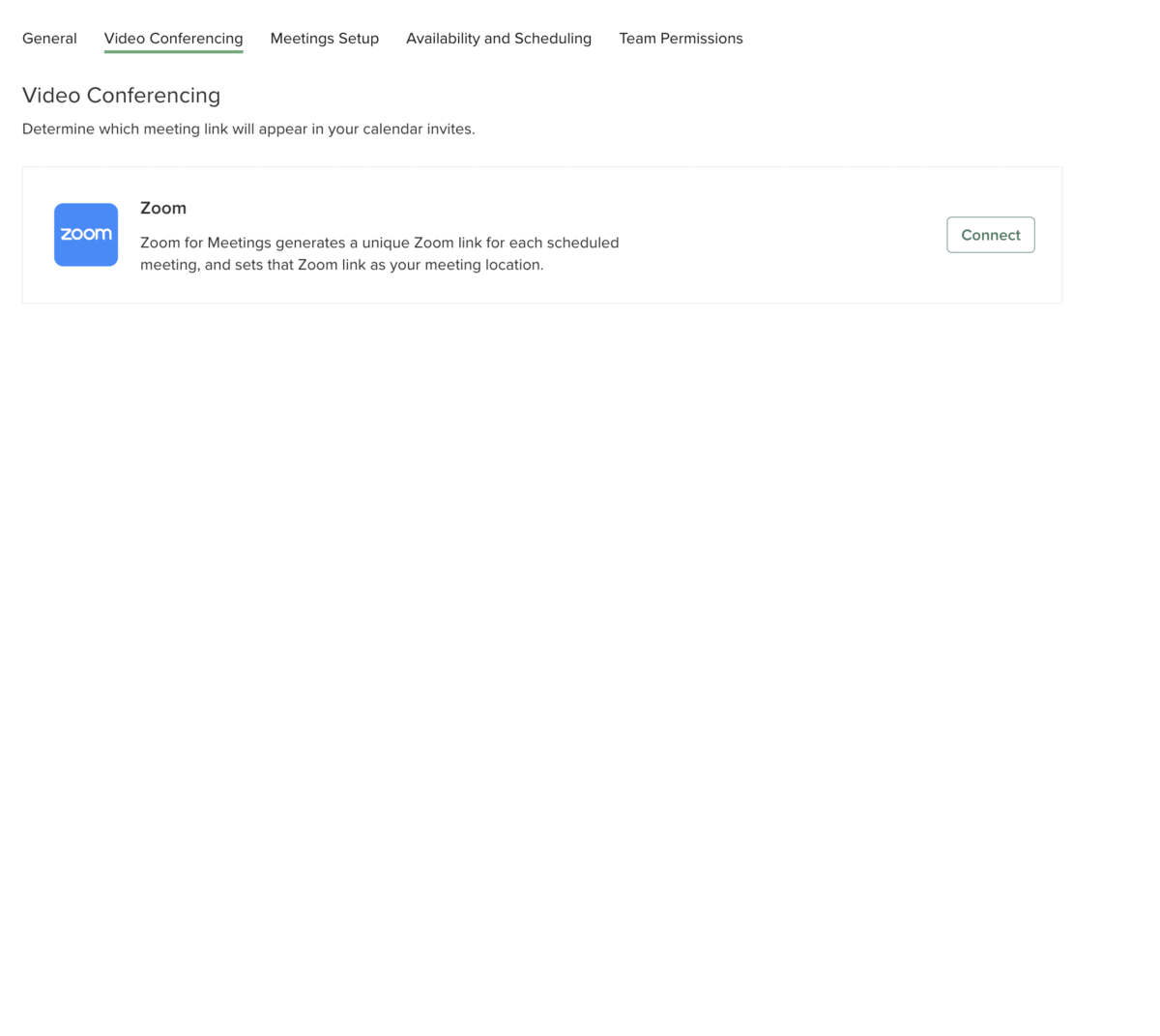 Set Up Your Video Conferencing Link