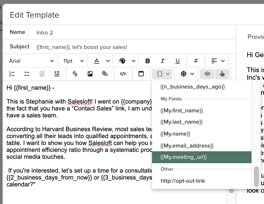 Insert Calendar Links into Your Emails
