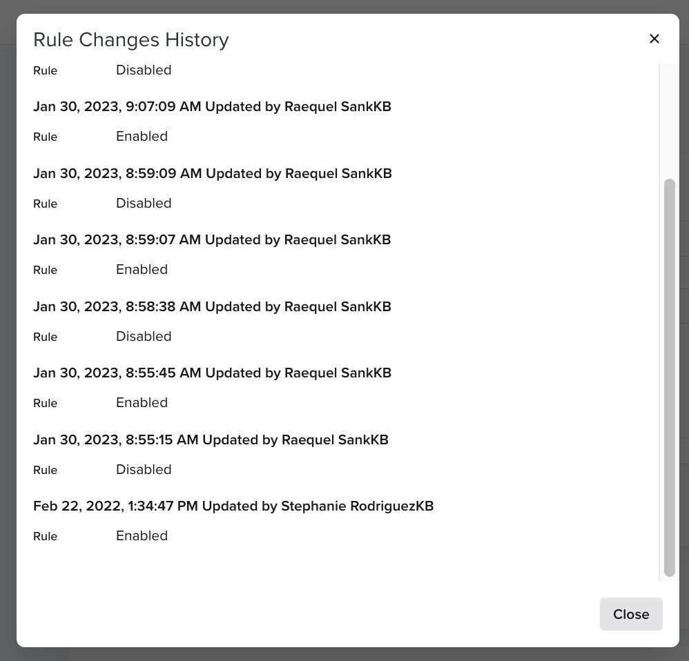 Manage Automation Rules