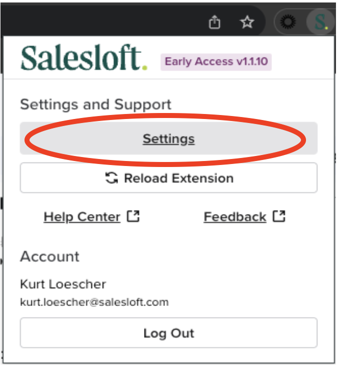 Salesloft Chrome Extension Overview (Early Access)