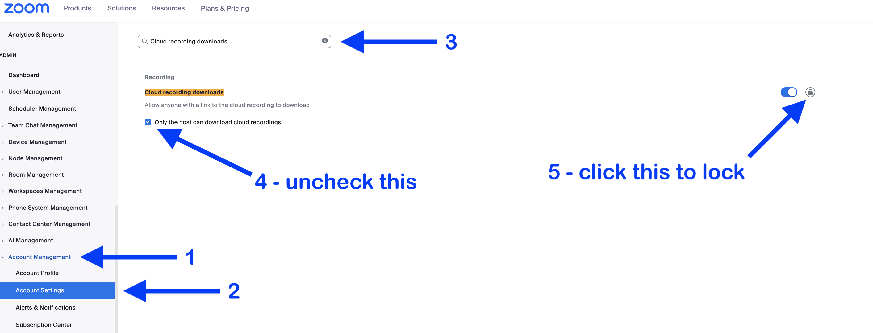 Conversations Zoom API Integration