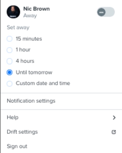 Drift - Automated Rep Availability