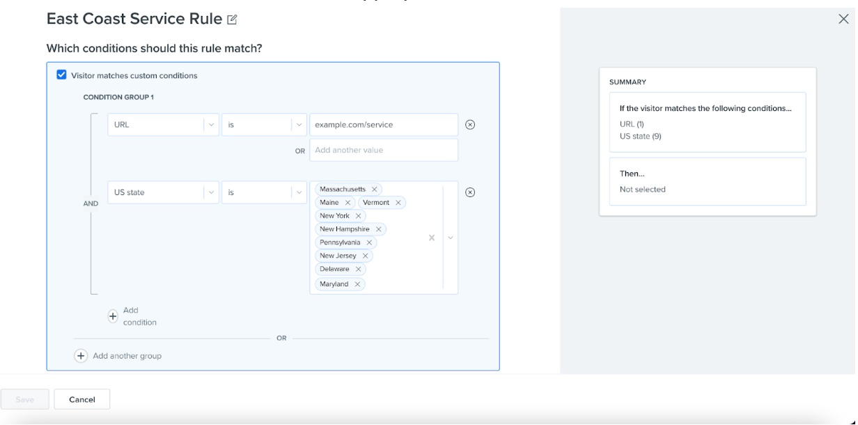 Drift - Creating Routing Rules for Service Agents