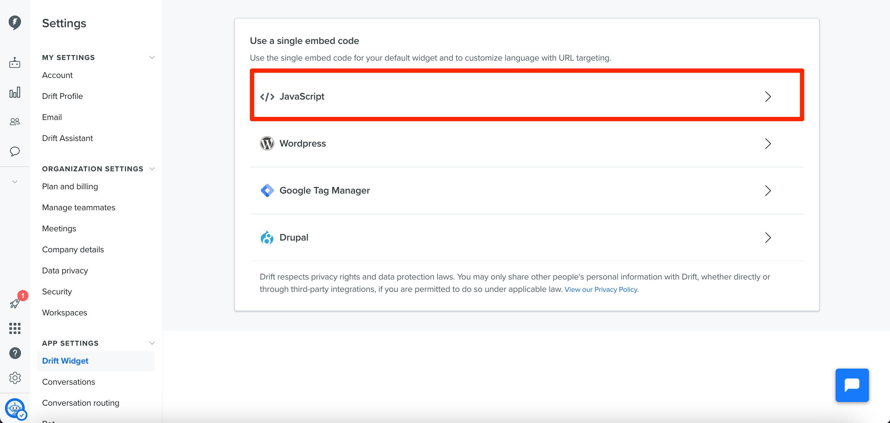 Drift - How To Install Drift On Your Website Using Javascript
