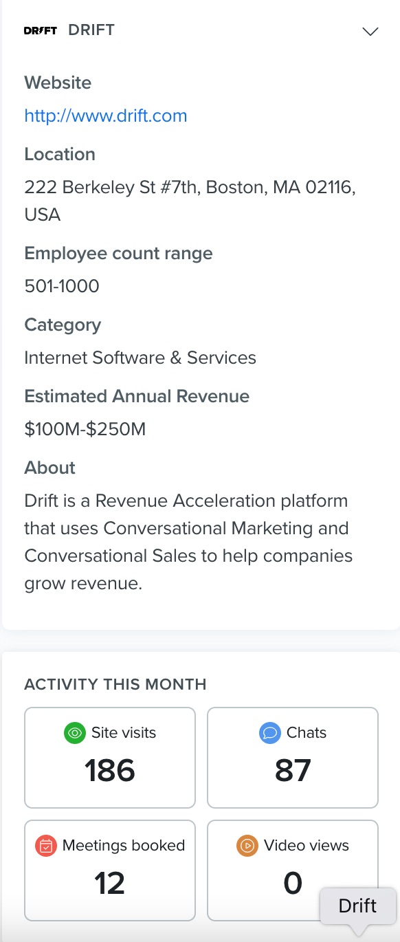 Drift - Drift Prospector Quick Start Sales Guide