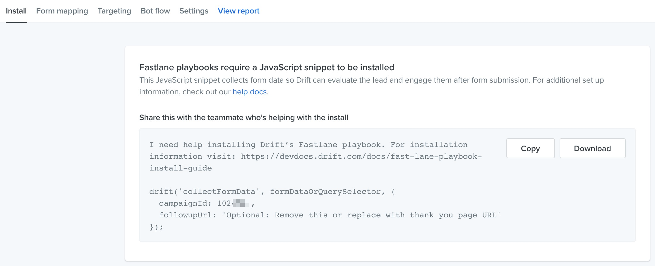 Drift - Step 2: Installing the Fastlane JavaScript