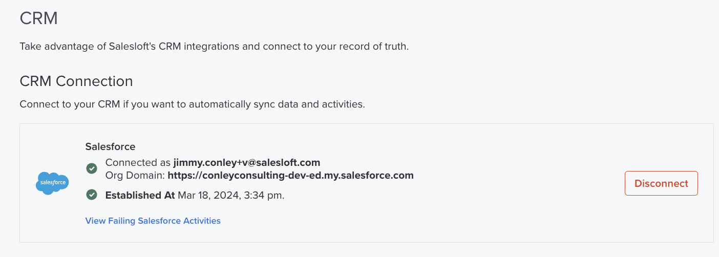 Your Personal Settings