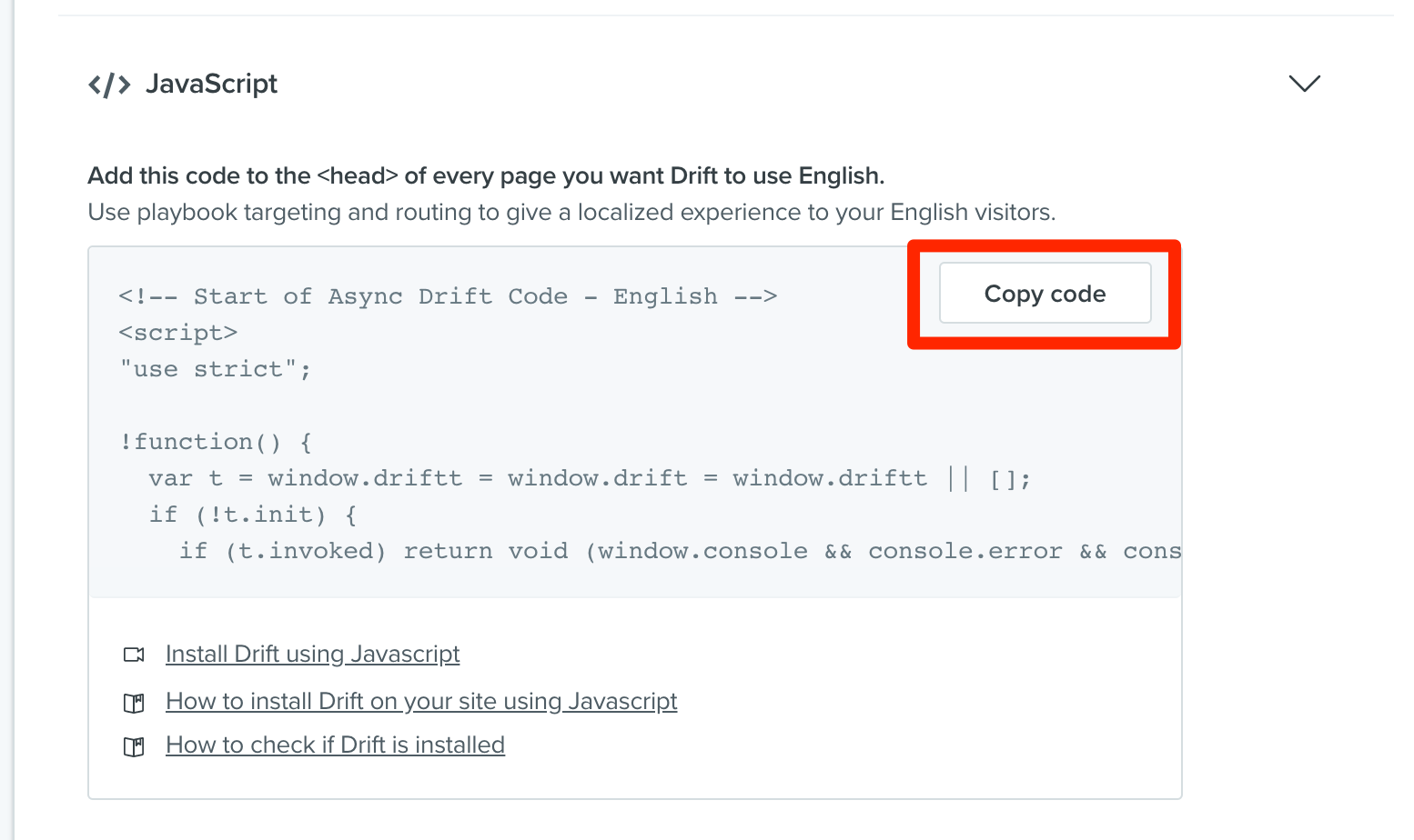 Drift - How To Install Drift On Your Website Using Javascript