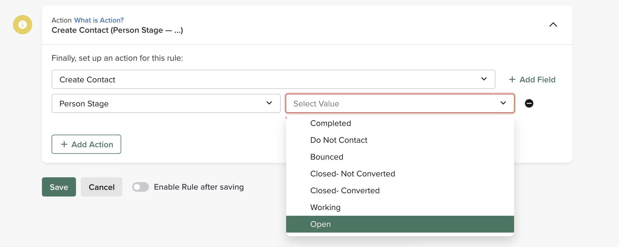 Create an Automation Rule