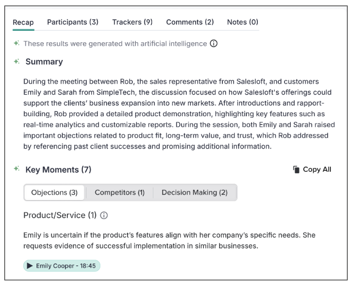 Salesloft Conversations