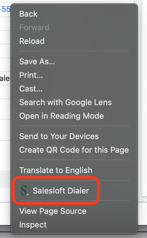 Make and Receive Calls Using the Salesloft Connect Dialer