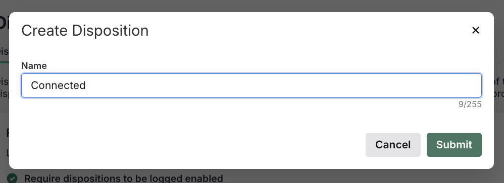 Manage Dispositions and Sentiments