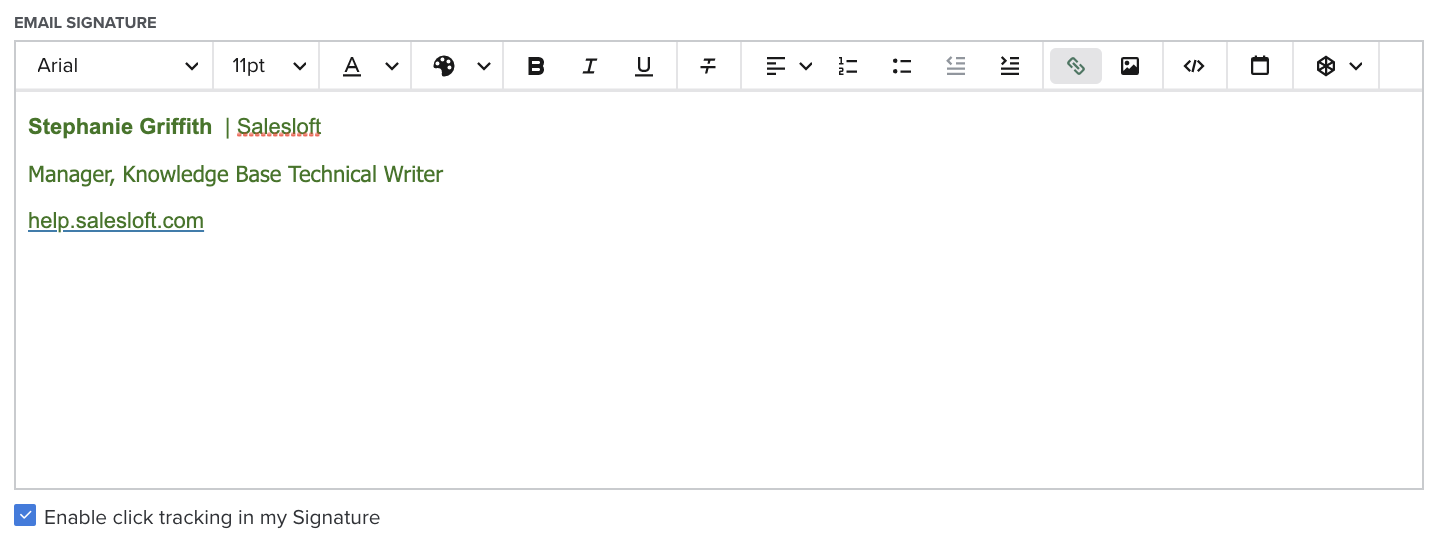 Set Up Your Email Signature