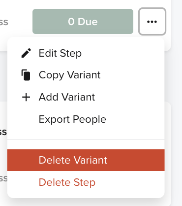 AB Testing Using Cadence Step Variants