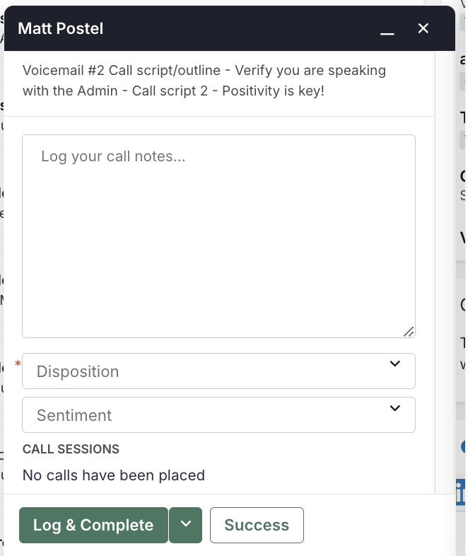 Salesloft Dialer and Messenger