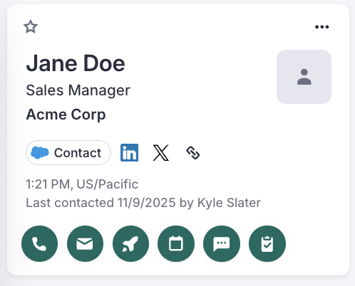 Person Profile Page Overview